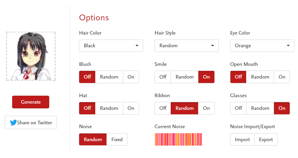 Anime Face Generator ‘MakeGirls.moe’ is a Useful Asset For Any Artist ...