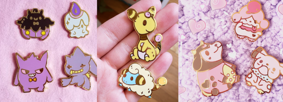 Etsy Hunt – Adorable Pokémon Pin Sets – NERDIER TIDES