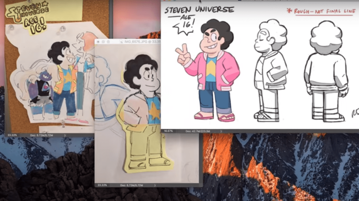 New Steven Universe Video Details Process Of Steven Aging Up Into ...