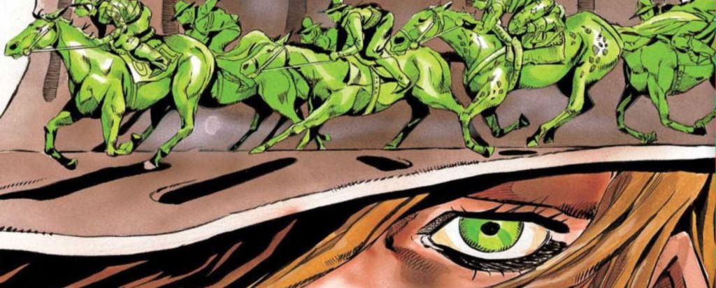 Volume 1 of “JoJo’s Bizarre Adventure: Part 7–Steel Ball Run” has ...